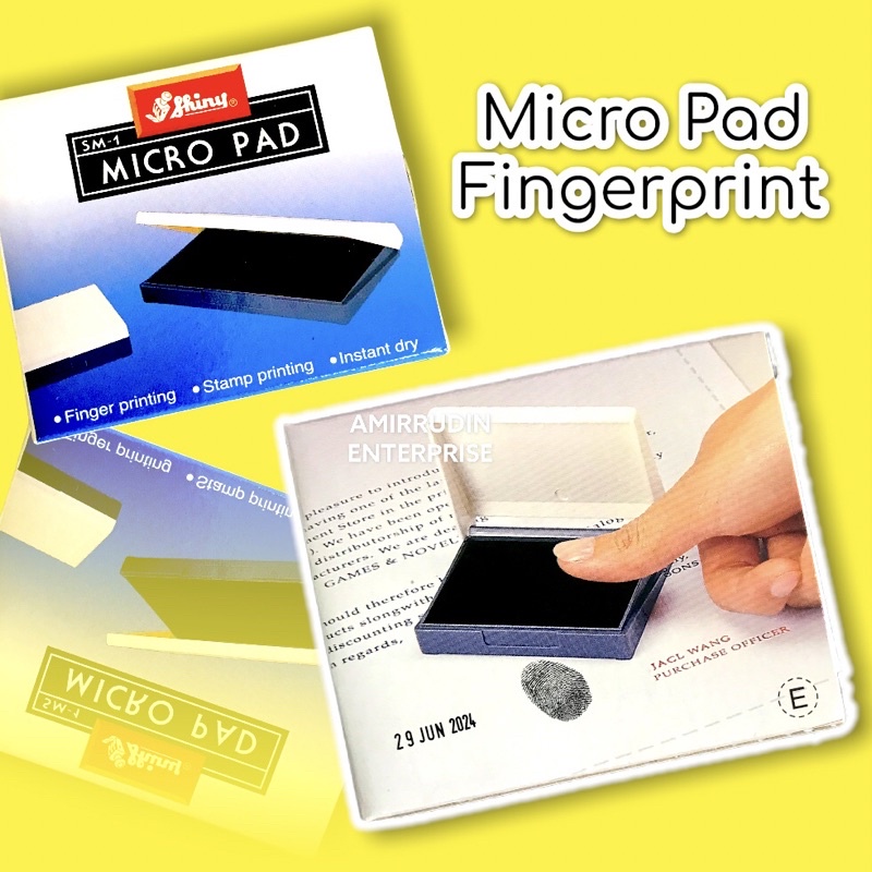 MICRO PAD FINGER PRINT Shiny (Original) | Shopee Malaysia