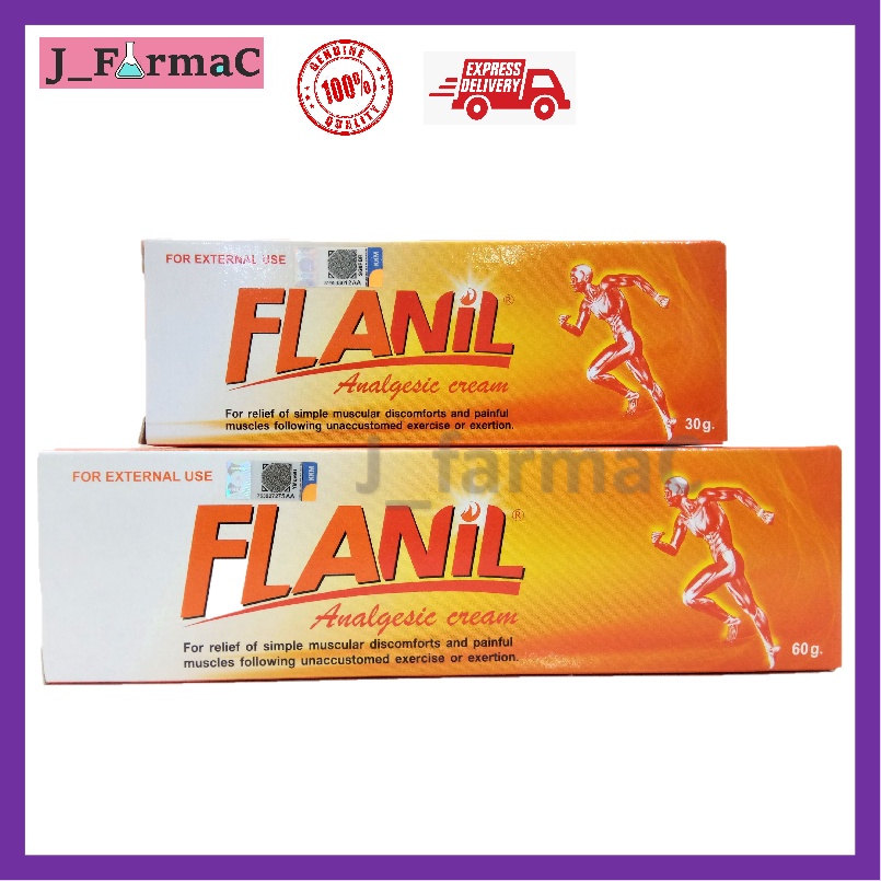 Flanil Analgesic Cream (30g/60g) | Shopee Malaysia