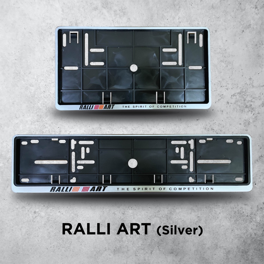 #1 CAR NUMBER PLATE FRAME / PERODUA PROTON TOYOTA HONDA RALLIART TRD R3 ...