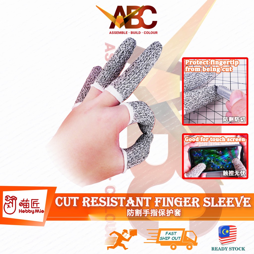 [HobbyMio] Finger Protector Sleeve - Cut Resistant Glove Anti Cut ...