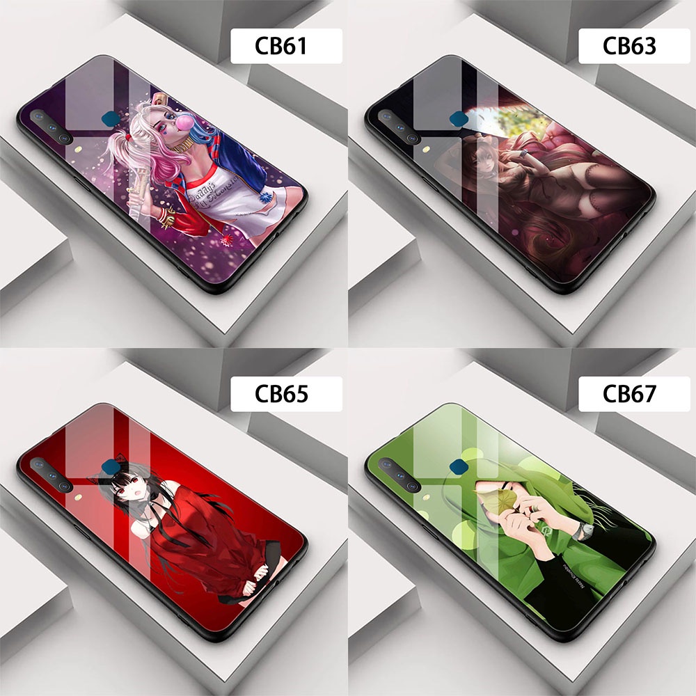 PC Plexiglass Back Case Cartoon Girl Series VIVO Y15 2019/2020/Y15s ...