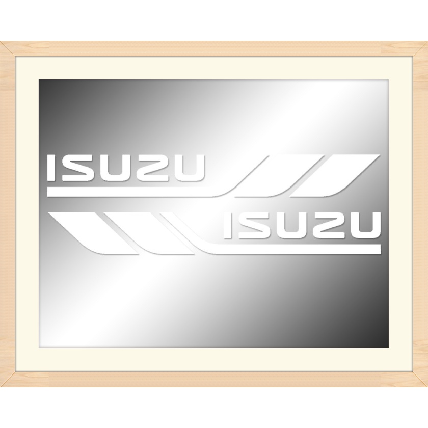 Stickers | 2x Isuzu | Racing | Decals | Stripes | Vinyl Weather Proof ...