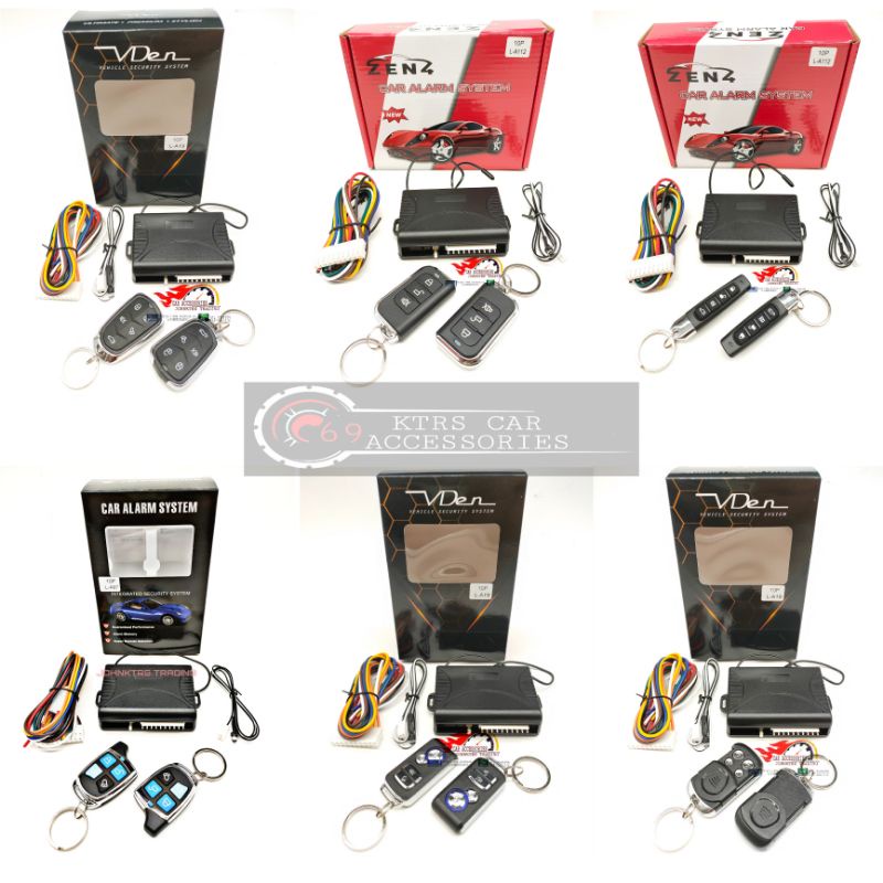 CAR ALARM SYSTEM 10 PIN UNIVERSAL ALL CAR | Shopee Malaysia