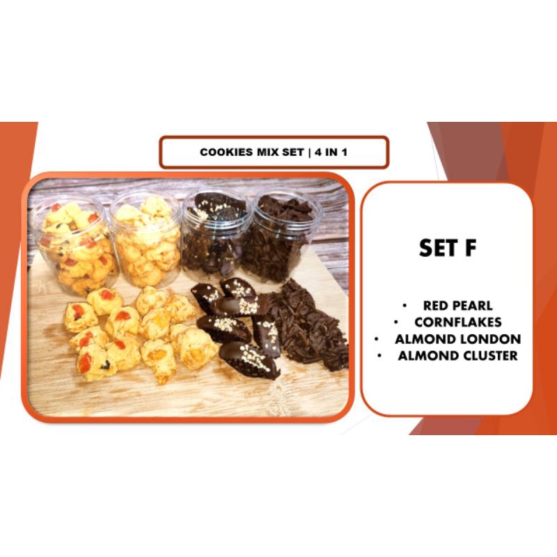 Cookies Mix Set | 4 in 1 | Balang Kecil | Shopee Malaysia