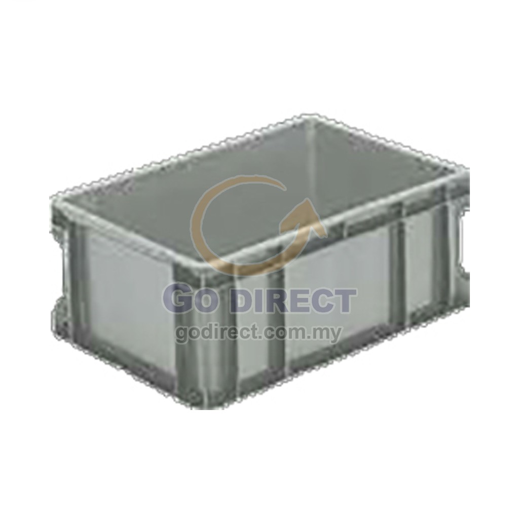 2 X 25L Square Industrial Stackable Container Basket Container Storage ...