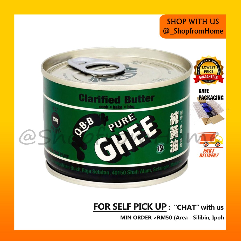 Qbb Pure Ghee Clarified Butter 150g | Shopee Malaysia