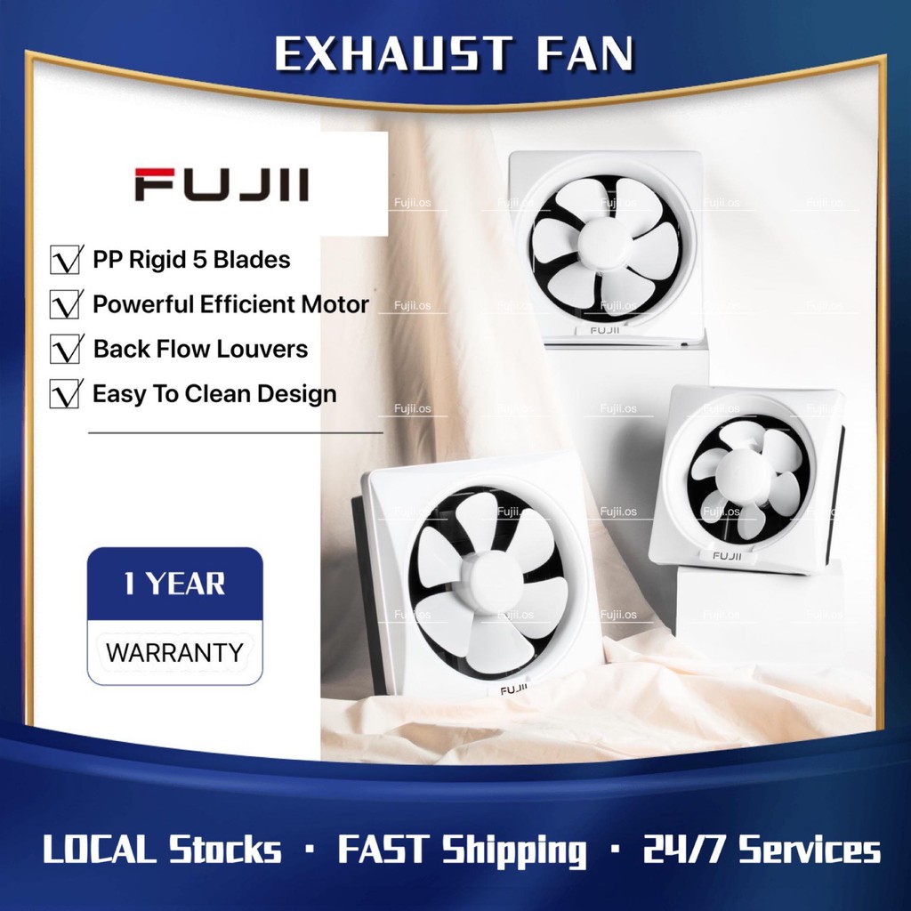 FUJII/MATRIC Exhaust Fan/ Kipas Ekzos Ventilator Air Ejector Fan 8/10 ...