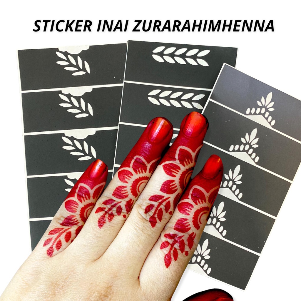 *STICKER INAI CELUP JARI * | Shopee Malaysia