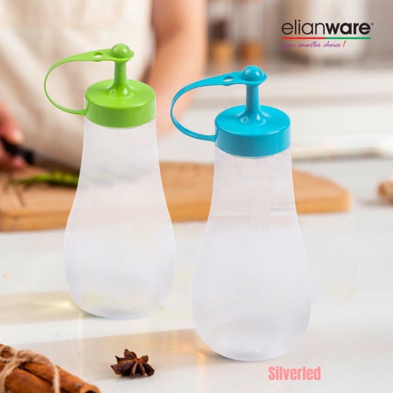 Elianware Kitchen Restaurant Transparent Condiment Dispenser Sauce ...