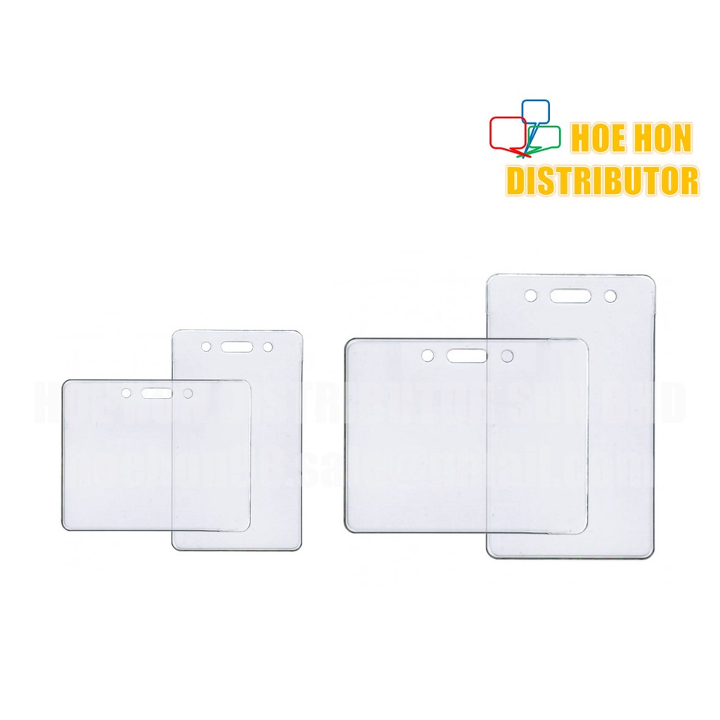 Multipurpose ID Holder PVC Card Name Batch Badge Tag Identity Security ...