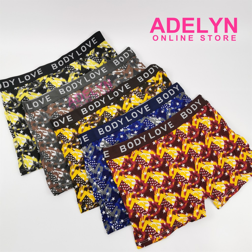 3 PCS IN 1 BODY LOVE MEN BOXER UNDERWEAR HAWAII M-6XL AW1 / SELUAR ...