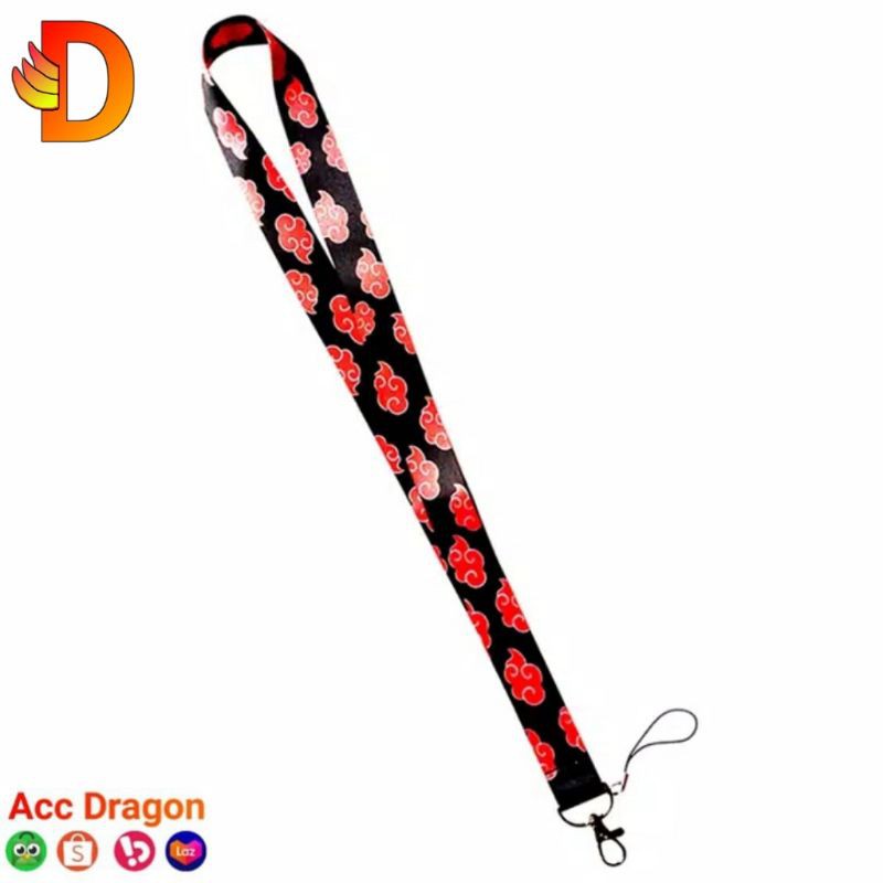 MERAH Akatsuki NARUTO LANYARD ROPE RED CLOUD MOTIF | Shopee Malaysia