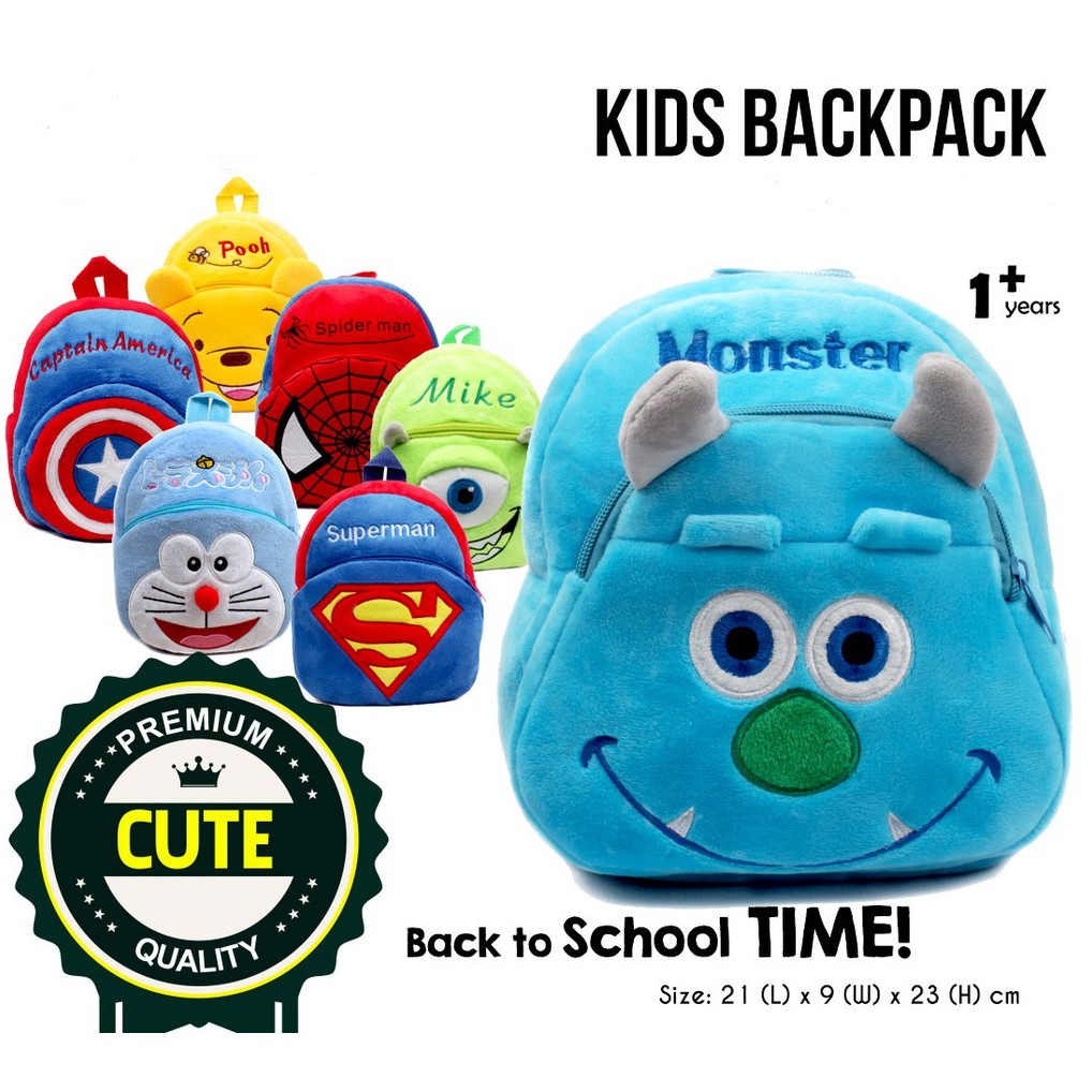 Cute Cartoon Little Kids Backpack ( READY STOCK ) | Shopee Malaysia