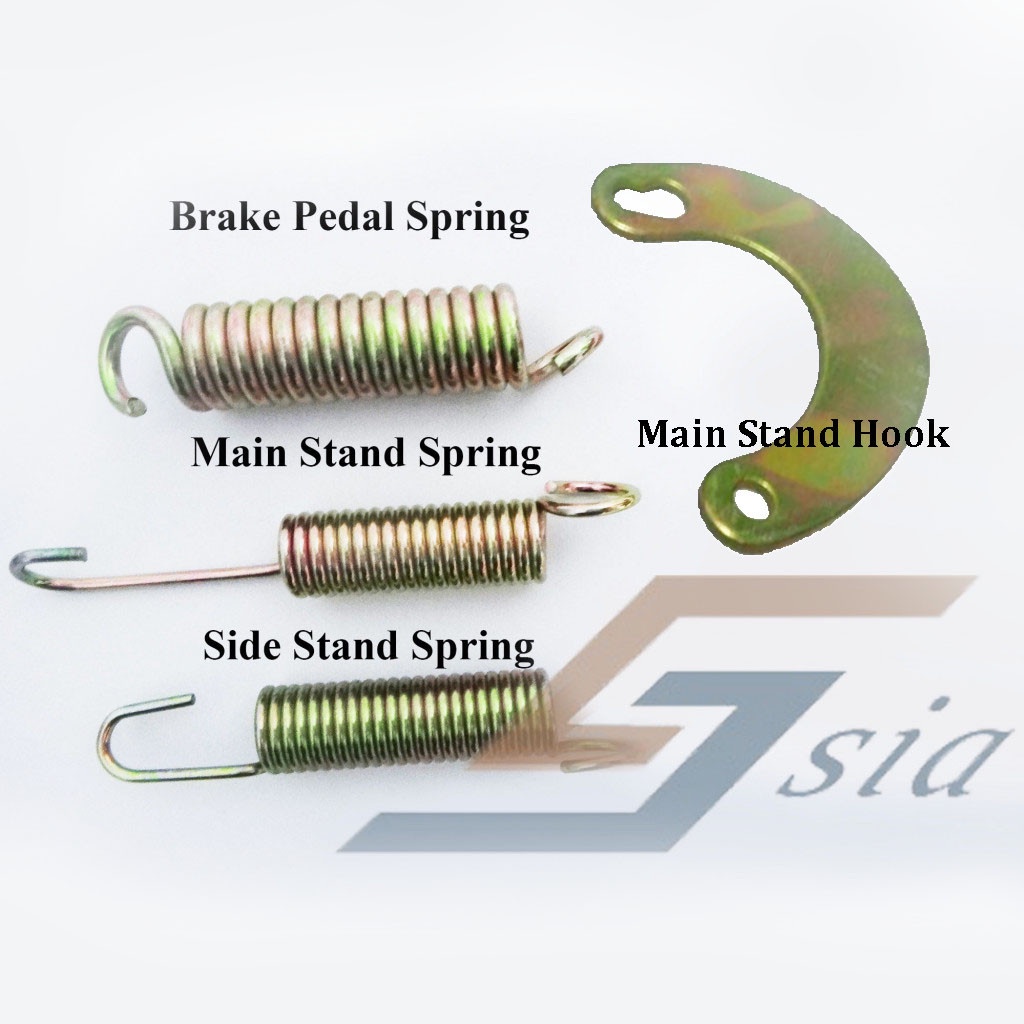 Yamaha Y80/Y100/Y110SS Spring Side Stand/Main Stand/Brake Pedal (4pcs ...
