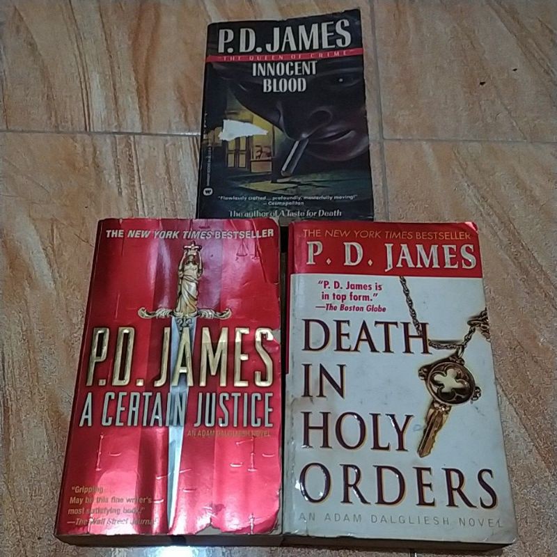 P.D. James: "the Queen of Crime" Innocent Blood, A Certain Justice ...