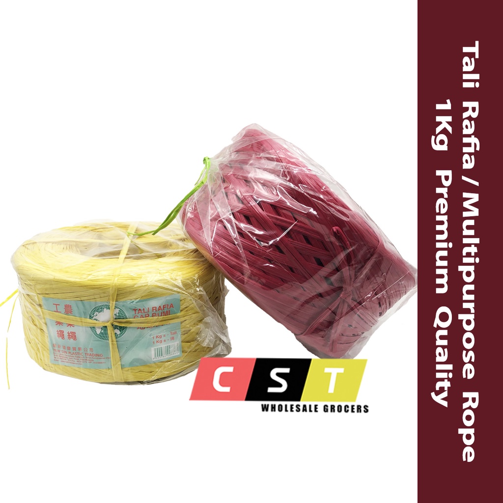 Heavy Duty Tali Rafia Multipurpose Rope 1KG | Shopee Malaysia