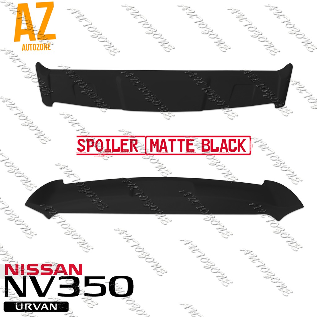 Nissan Urvan NV350 2016-2020 Rear High Window Roof Spoiler (Matte Black ...
