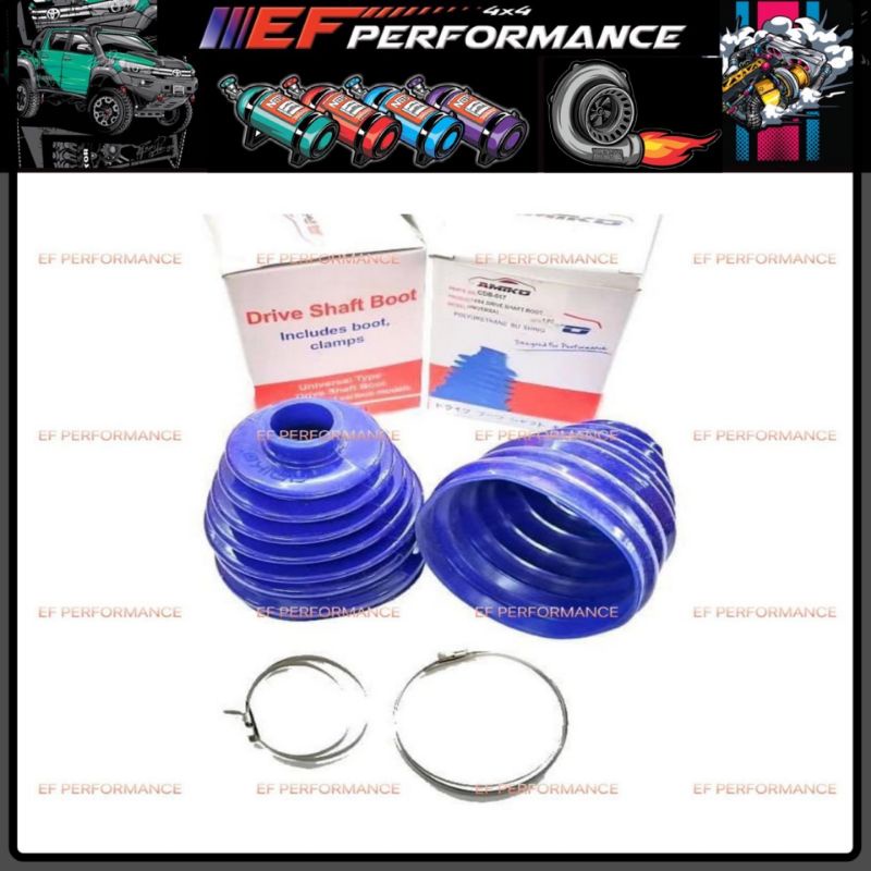 UNIVERSAL 4X4 CAR SILICONE DRIVE SHAFT BOOT COVER HILUX NAVARA RANGER ...