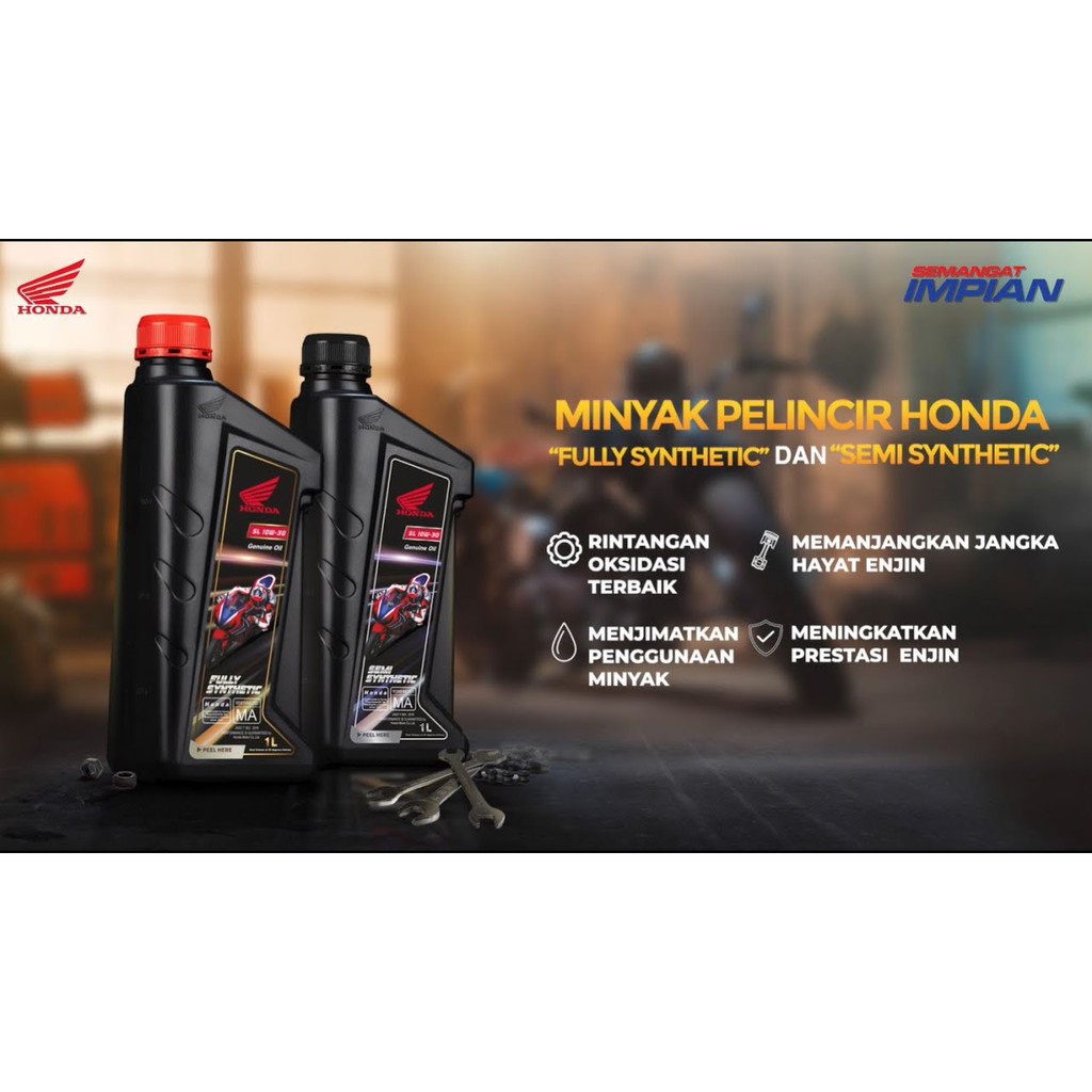 100% ORIGINAL BOON SIEW HONDA FULLY SYNTHETIC ENGINE OIL / SEMI ...