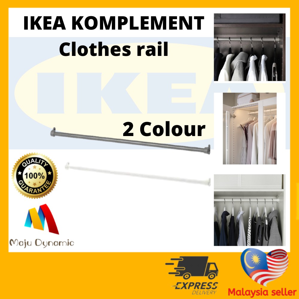 🔥Ready Stock🔥100% Original IKEA KOMPLEMENT Clothes rail 50,75,100cm I ...