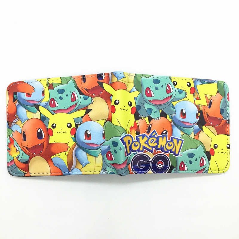 Pokemon Pikachu Ash Ketchum Pu Leather Card Wallet Anime Cartoon Coin ...