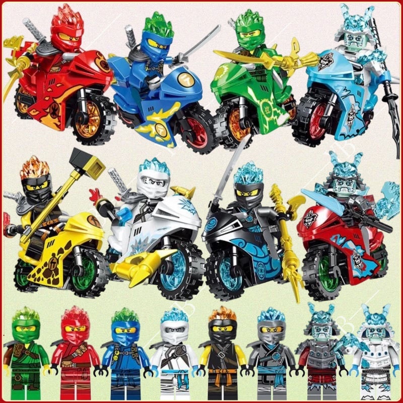 Phantom Ninja Motorcycle Building Blocks Minifigures Toys nano Ninjago ...