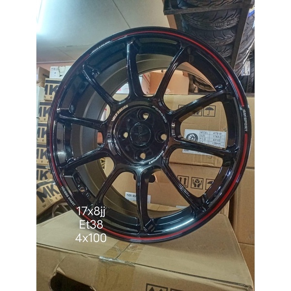 rim ze40 17x8jj 4x100 4x114 | Shopee Malaysia