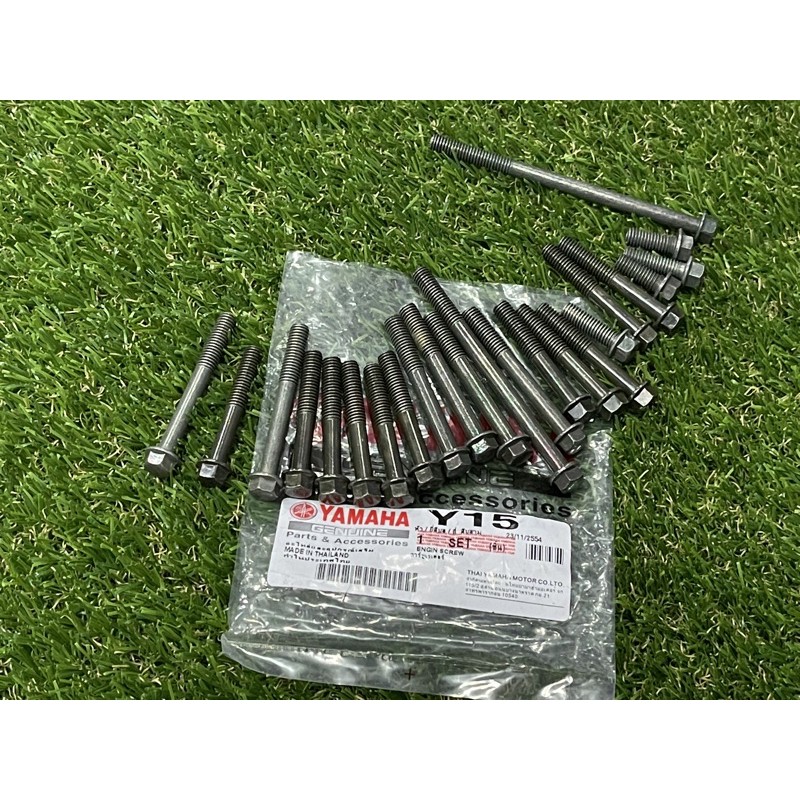 YAMAHA Y15 / Y15ZR / Y15 ZR V1 V2 ENGINE COVER SCREW SET SKRU ORIGINAL ...