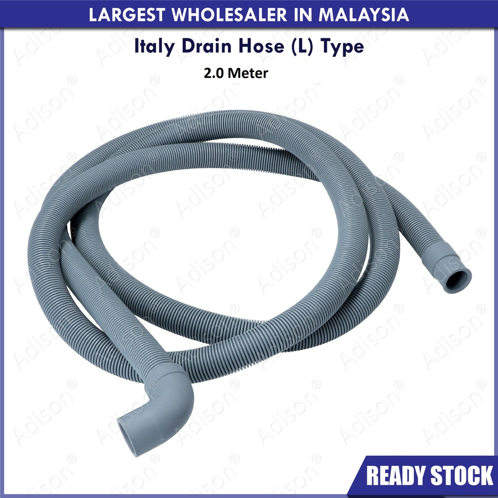 Electrolux / Bosch / Elba / Indesit / Beko Drain Hose (L) Type 2.0 / 2. ...