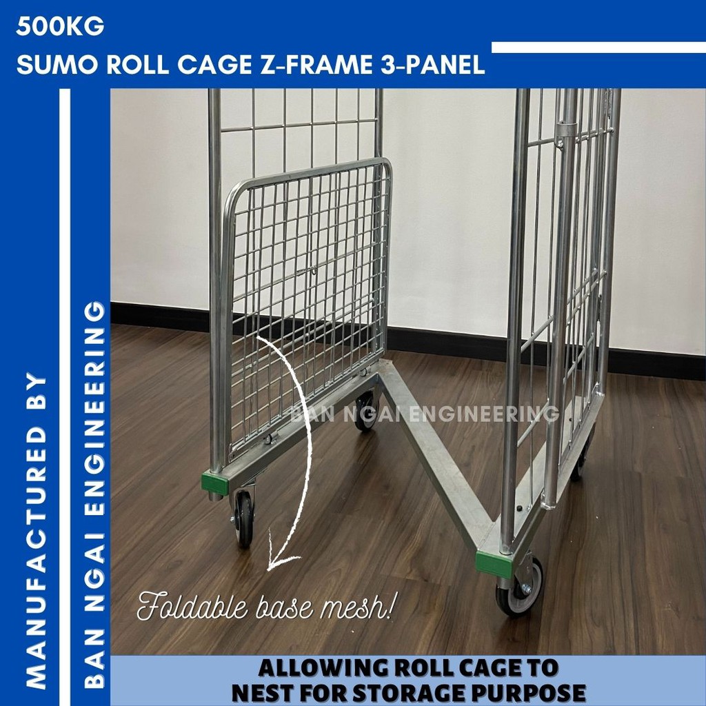 SUMO 500kg Z-Frame Standard 4 Panel Roll Cage Roll Container Logistics ...