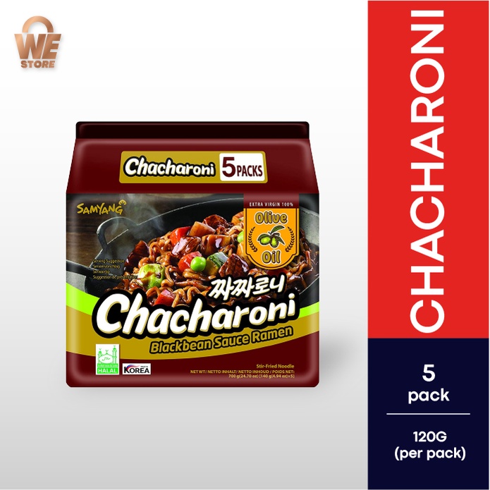 SAMYANG - CHACHARONI [Halal] 5 Packs X 120g | Shopee Malaysia