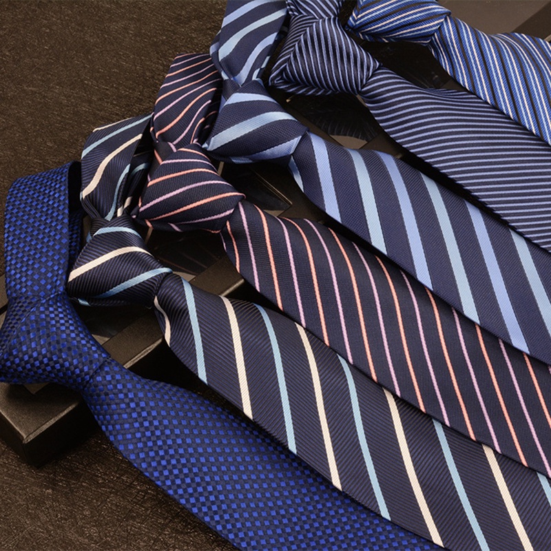 New men's 8CM Ties For Men Formal Polyester Male Gravata Solid Dot ...