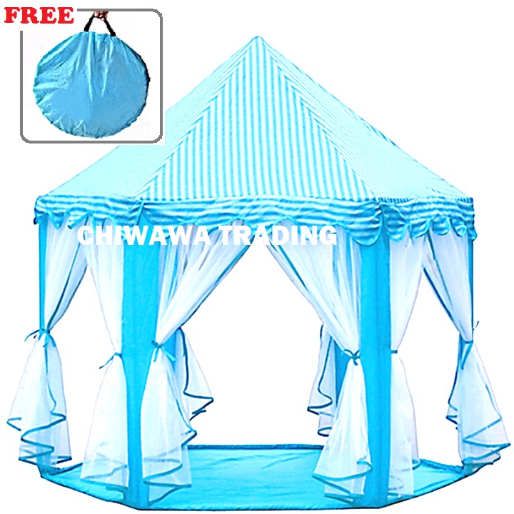 Foldable Kids Play Tent Princess Prince Castle Playhouse Hut Cubby Toy ...