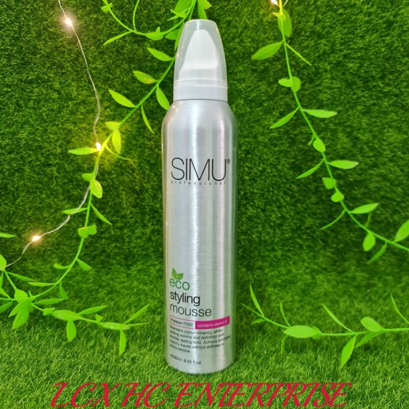 SIMU Eco Hair Styling Mousse Paraben FREE - 280ml | Shopee Malaysia