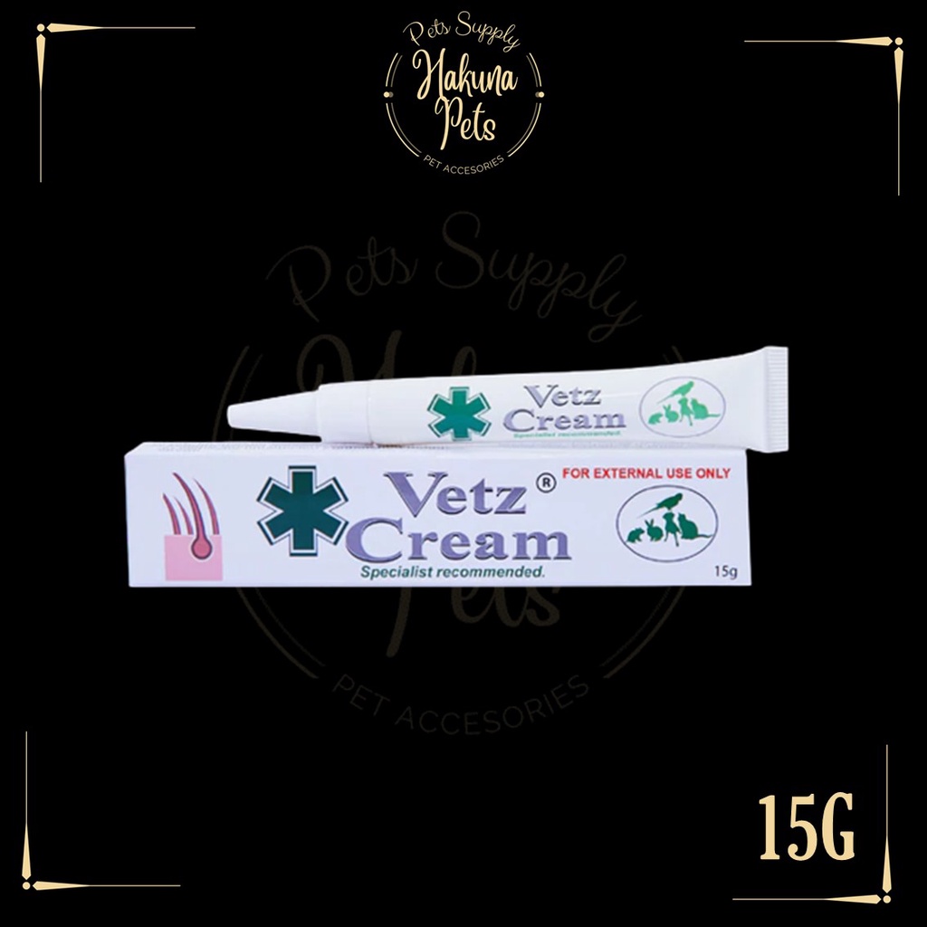 Vetz Cream 15G Fungal Fungus Cream For Pets Pet Skin Cream Bacterial ...