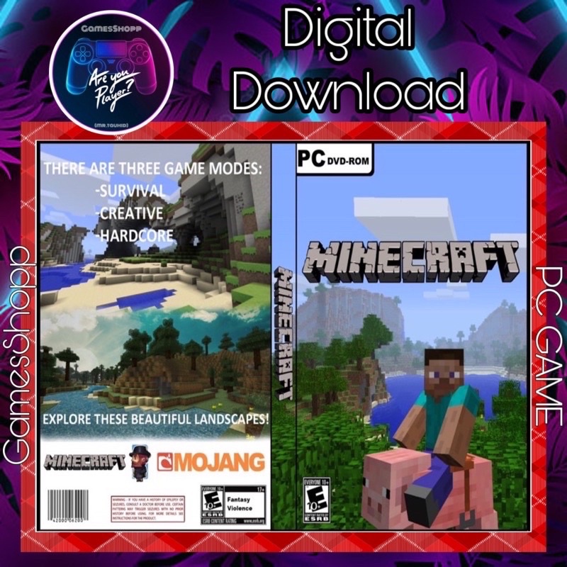 [PC GAME] Minecraft (Digital Download) | Shopee Malaysia