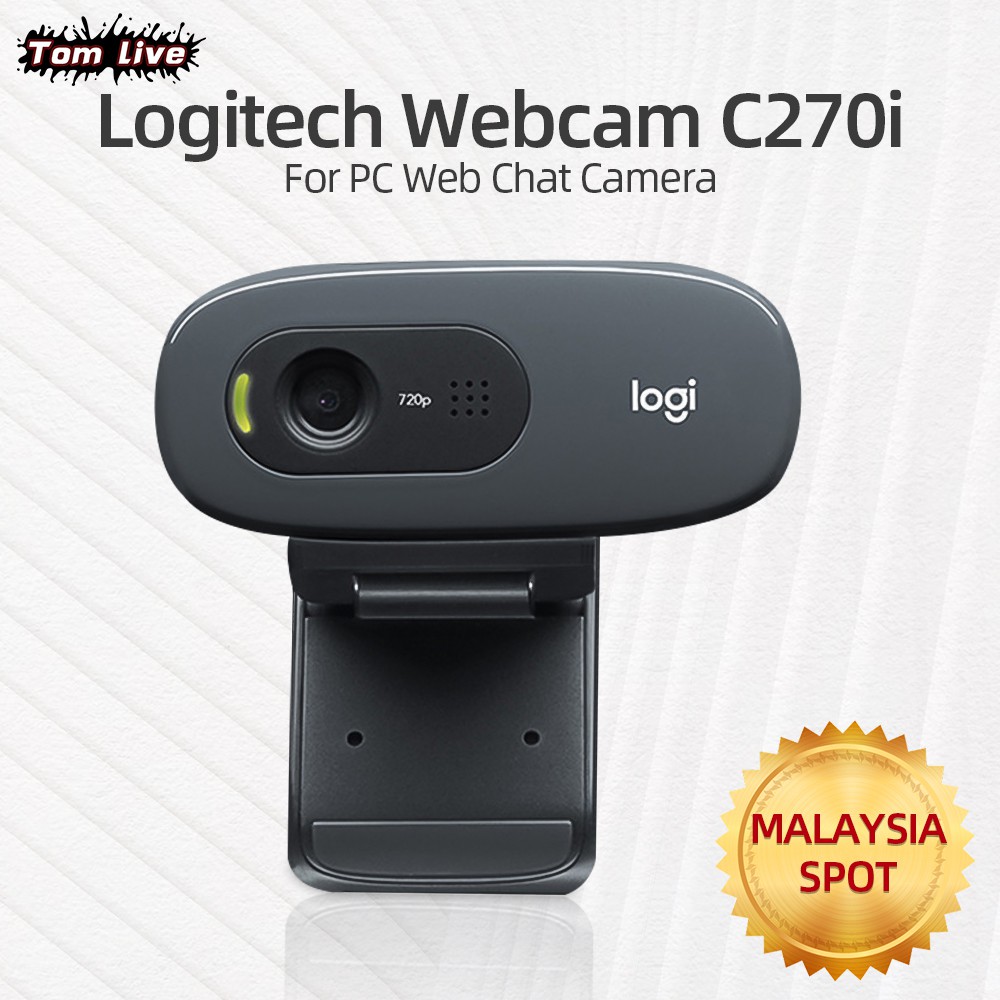 🔥Ready Stock🔥Original Logitech Webcam C270i HD 720p 3-MP Widescreen ...