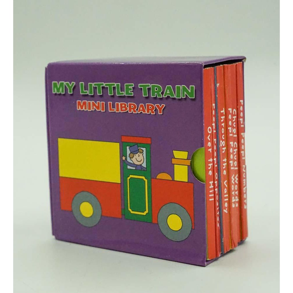 MY LITTLE TRAIN MINI LIBRARY (Six Board Backed Book) | Shopee Malaysia