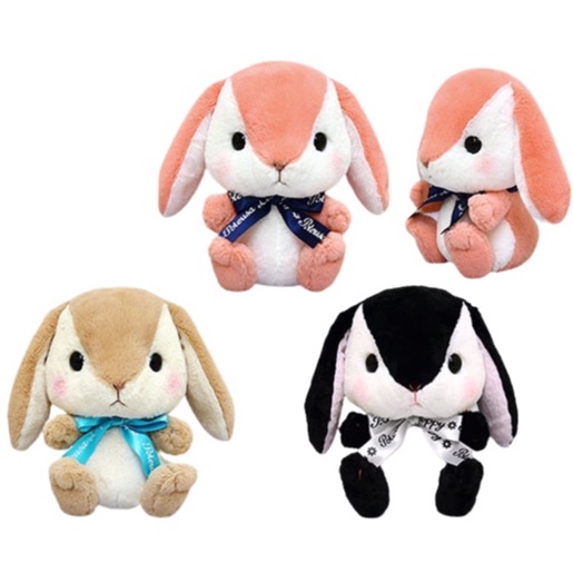 AMUFUN Amuse Loppy Bunny Pote Usa Teddy Color Series Plush Toy | Shopee ...