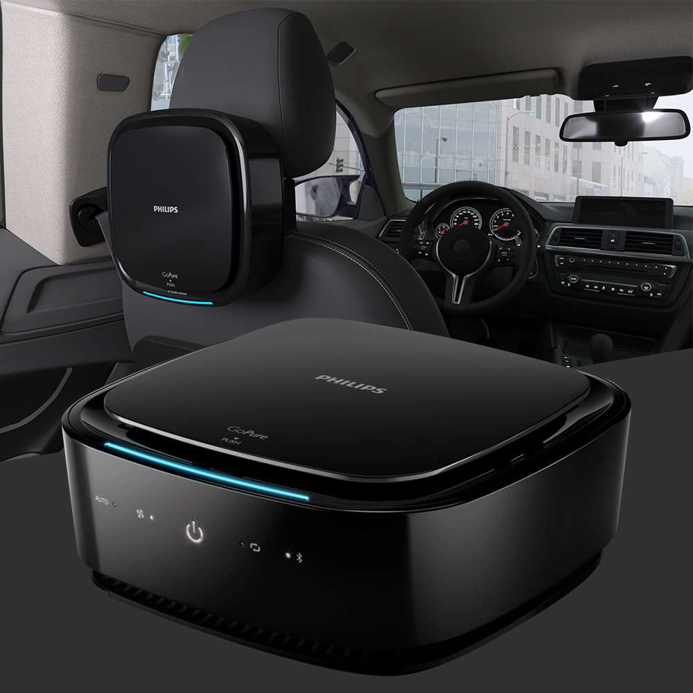 Bluetooth Philips GoPure 7101 Car Air Purifier Real Time Check Air Quality GP7101 GP710BLKX1 Shopee Malaysia