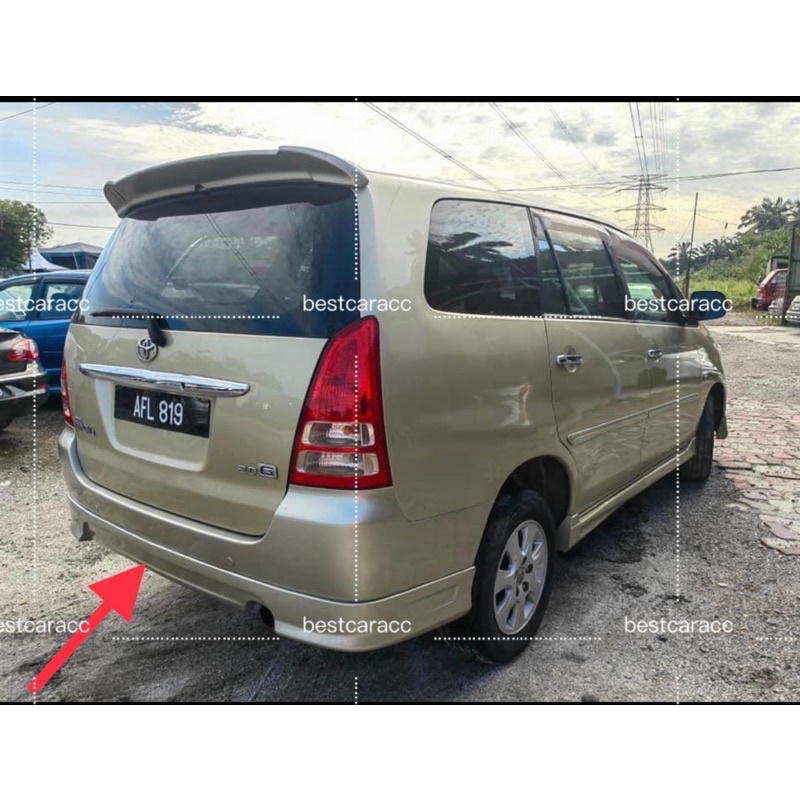 TOYOTA INNOVA 2005 REAR SKIRT ORI NO PAINT | Shopee Malaysia