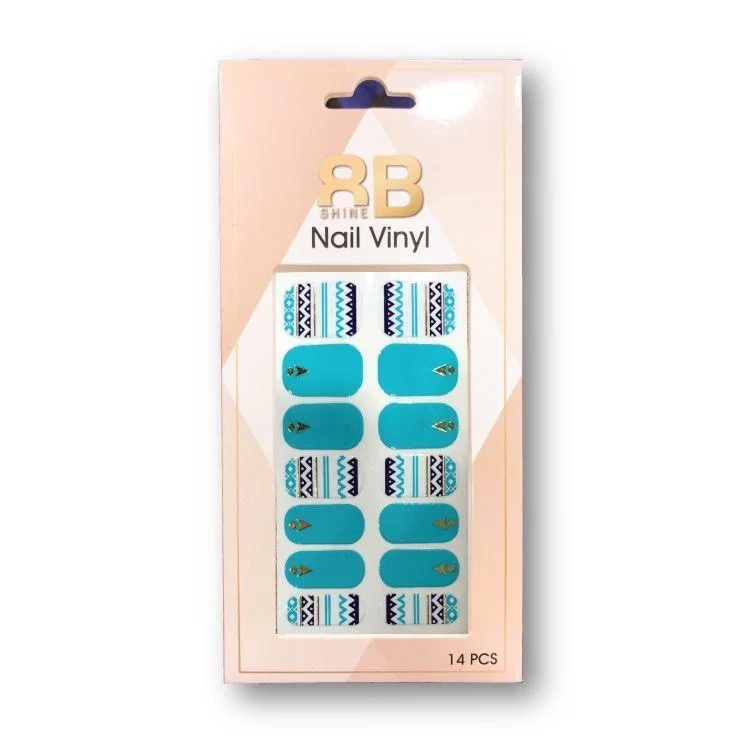 8B Nail Vinyl Pastel Blue 26 (G) | Shopee Malaysia