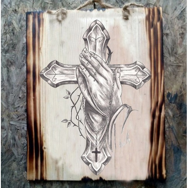 Christmas DISPLAY WALL PAINTING WALL YESUS CROSS CHRISTIAN CROSS ...