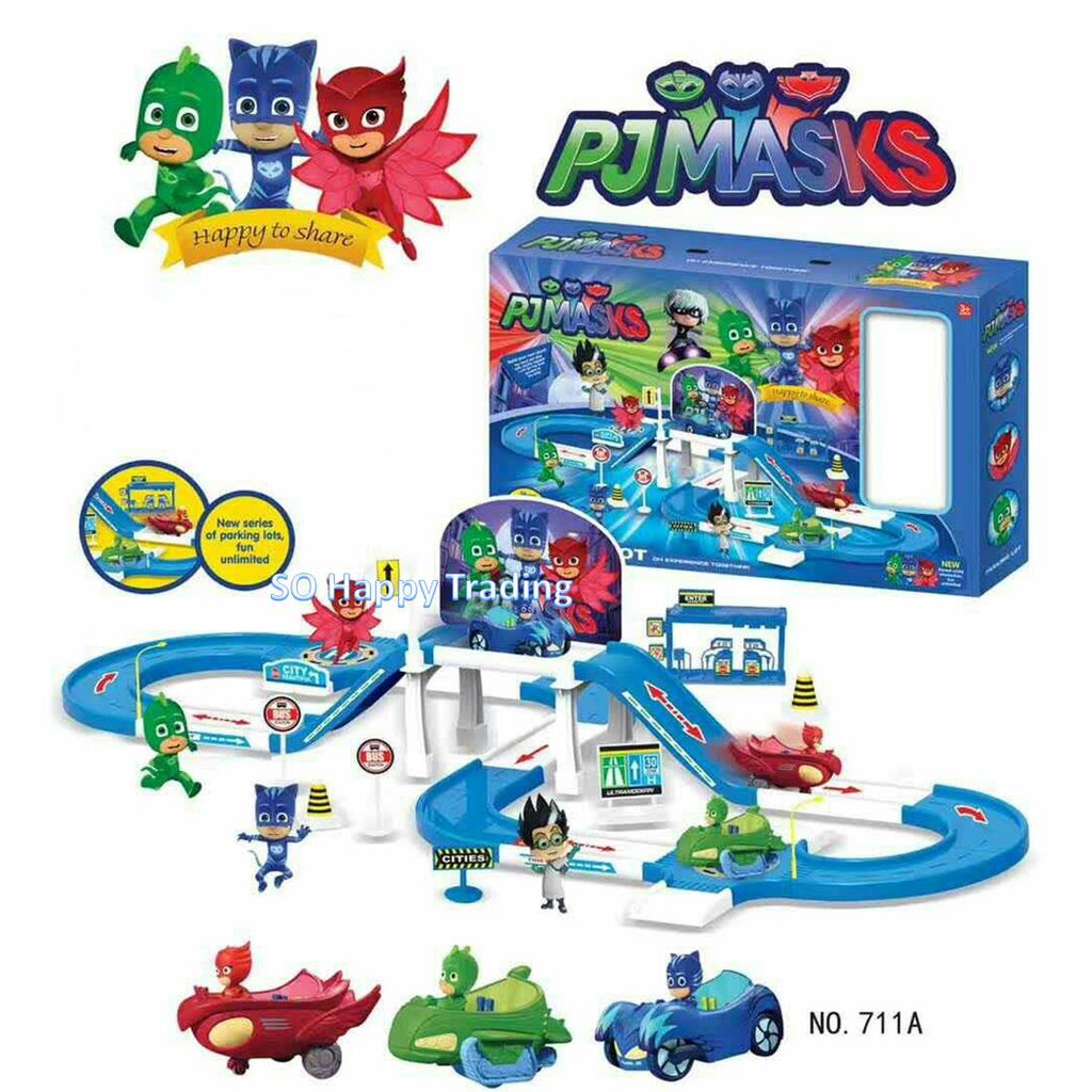 PJ Masks Parking Lot Playset 711A | Shopee Malaysia