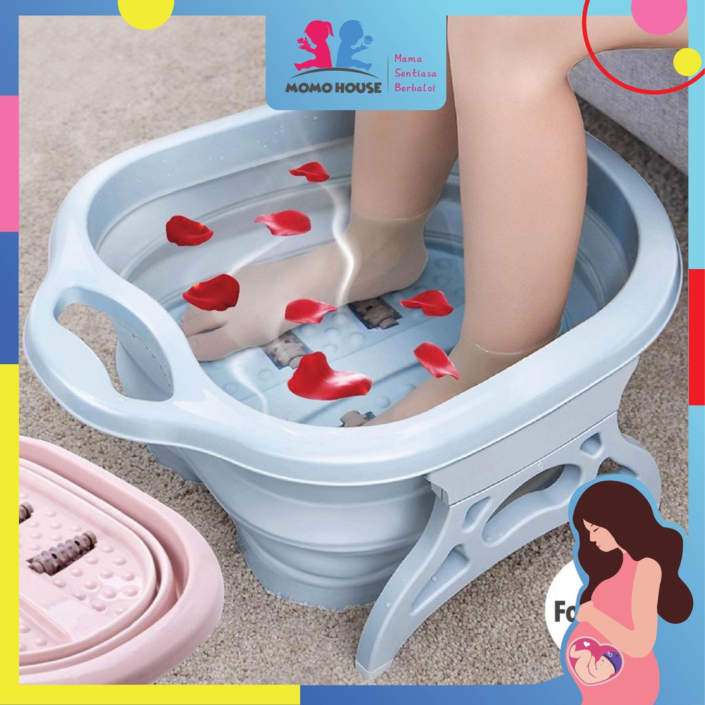 Foldable Foot Bath Foot Spa Soak Massage Bucket for Home Travel Large ...