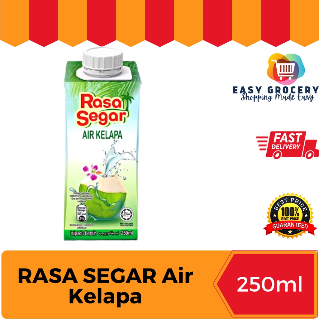 Rasa Segar Coconut Water/ Air Kelapa 250ml | Shopee Malaysia