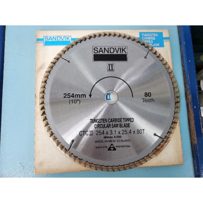 Sandvik Tungsten Carbide Tipped Circular Saw Blade 254mm (10 ") Wood ...