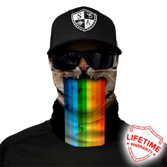 ORIGINAL SA COMPANY - RAINBOW CAT BANDANA BALACLAVA BUFF MASK | Shopee ...