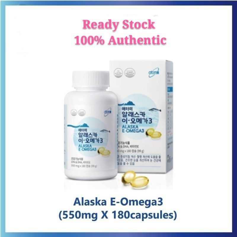 Atomy Alaska Fish Oil 180 capsules Ready stock in Malaysia | Shopee ...