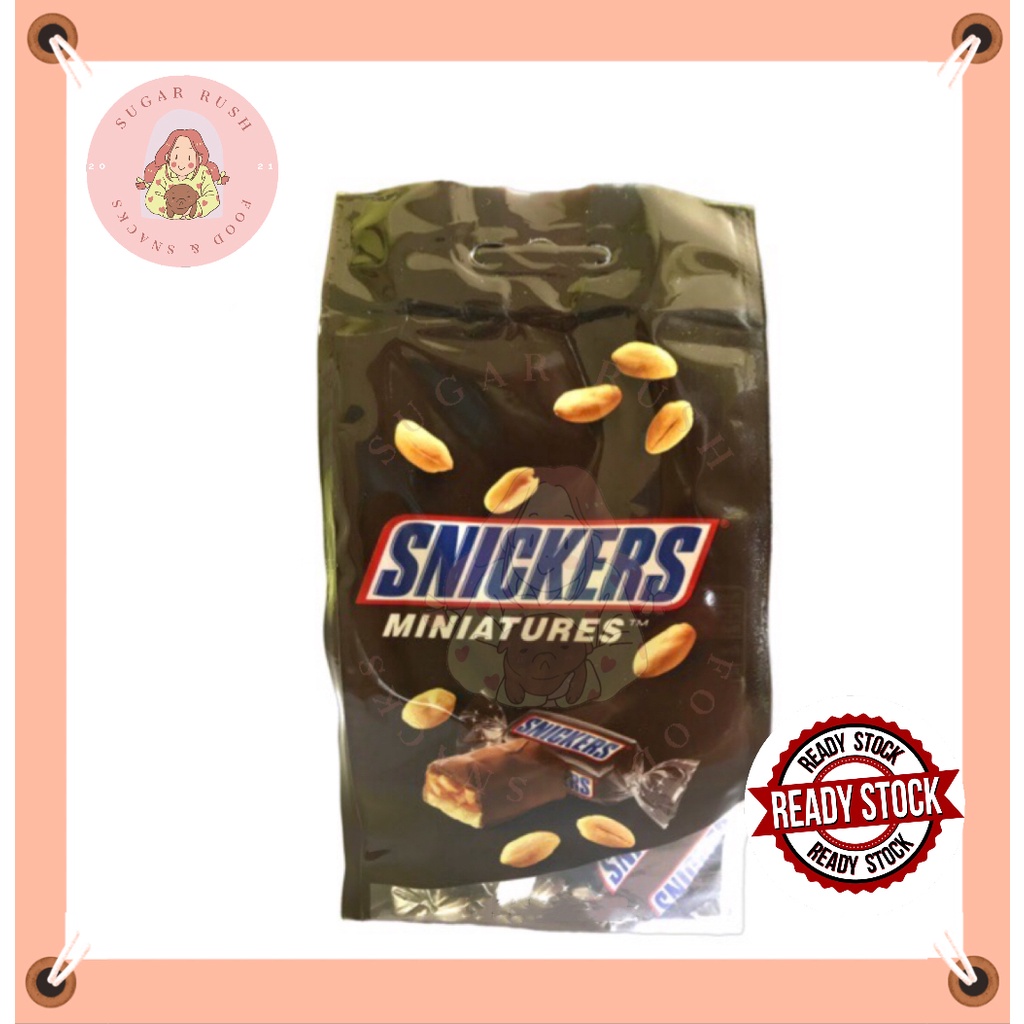 Snickers Miniatures Bag 150g Coklat | Shopee Malaysia